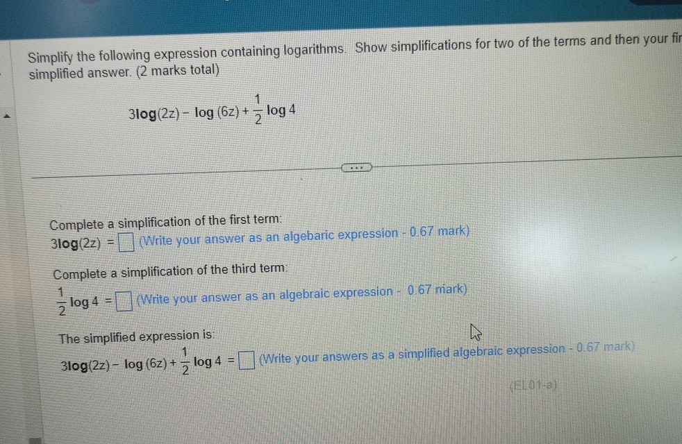 Solved Simplify the following expression containing | Chegg.com