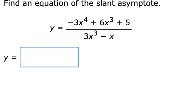 Solved Find an equation of the slant | Chegg.com