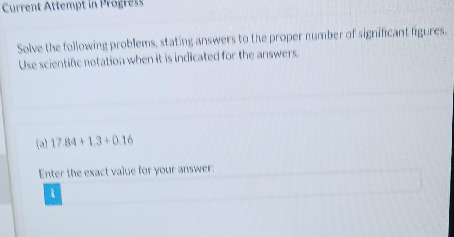 Solved Solve the following problems, stating answers to the | Chegg.com