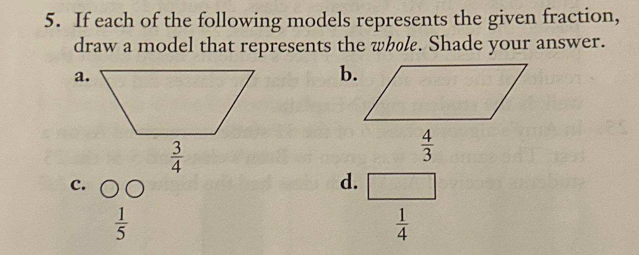 Solved If each of the following models represents the given | Chegg.com