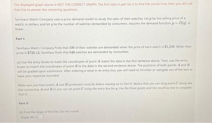 Solved The displayed graph above is NOT THE CORRECT GRAPH. | Chegg.com