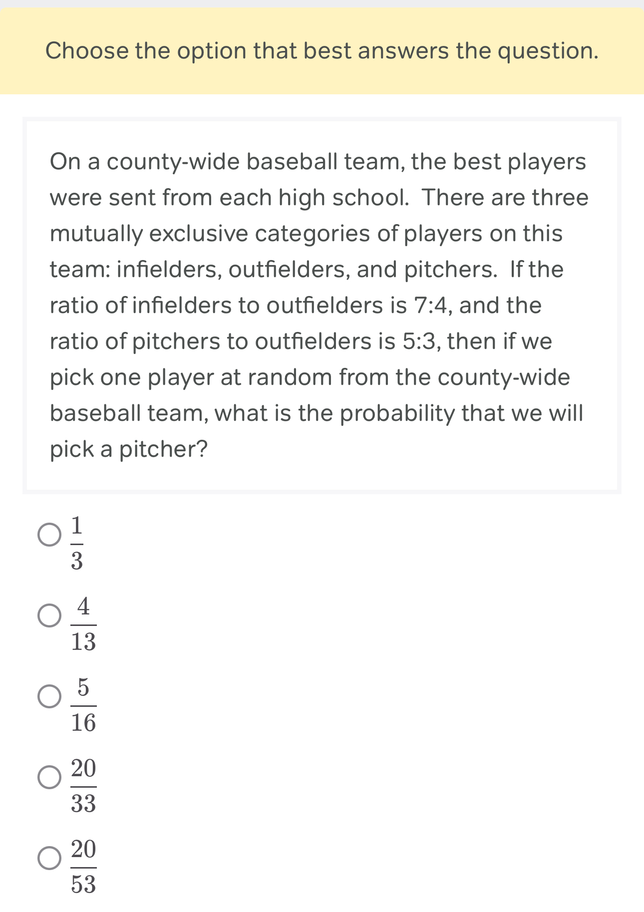 Solved Choose the option that best answers the question.On a | Chegg.com