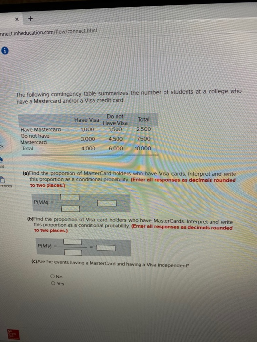 Solved + nnect.mheducation.com/flow/connect.html The | Chegg.com