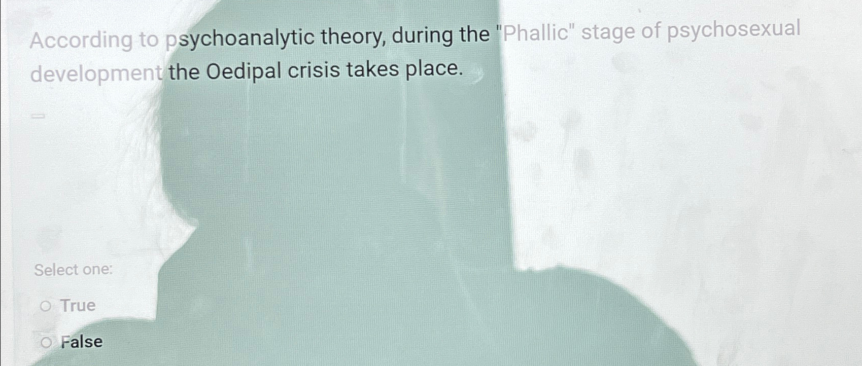 Solved According to psychoanalytic theory, during the | Chegg.com