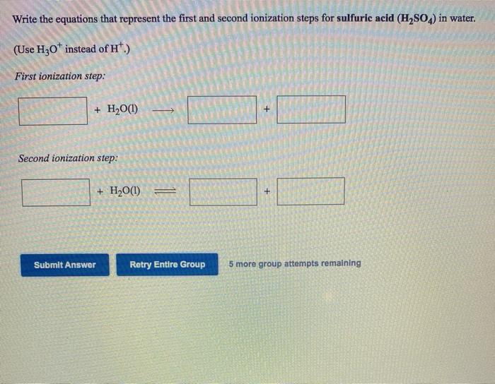 Solved Write the equations that represent the first and | Chegg.com