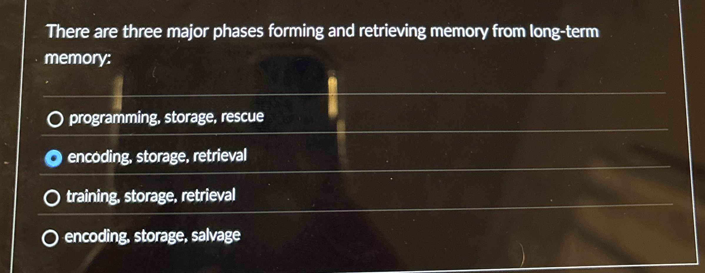 High Quality SOLUTION There are three major phases forming and retrieving | Chegg.com