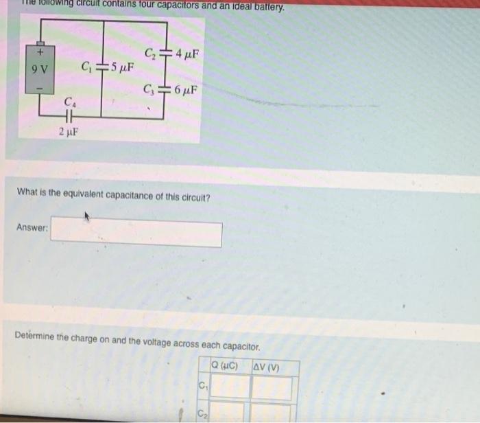 Solved What is the equivalent capacitance of this circuit? | Chegg.com