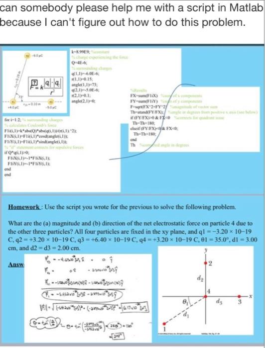 Solved can somebody please help me with a script in Matlab | Chegg.com