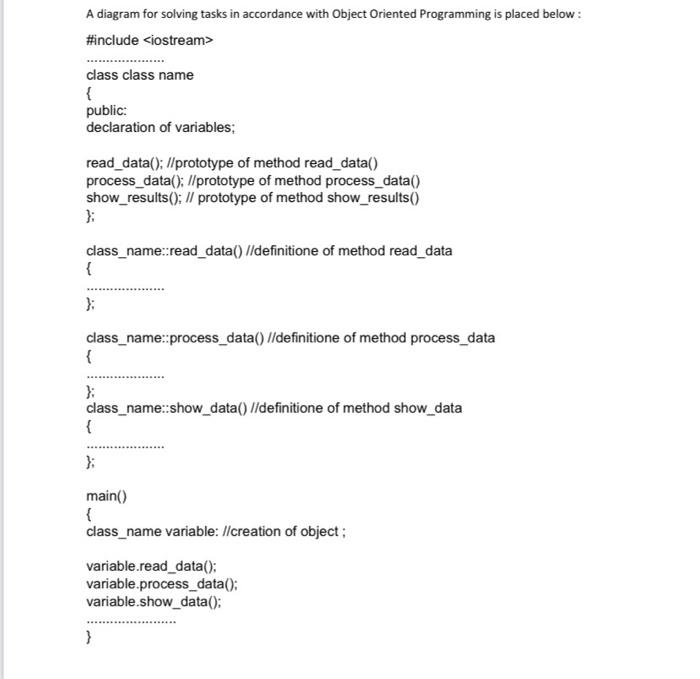 Solved Solve By C Object Orinted Programming And Solve 