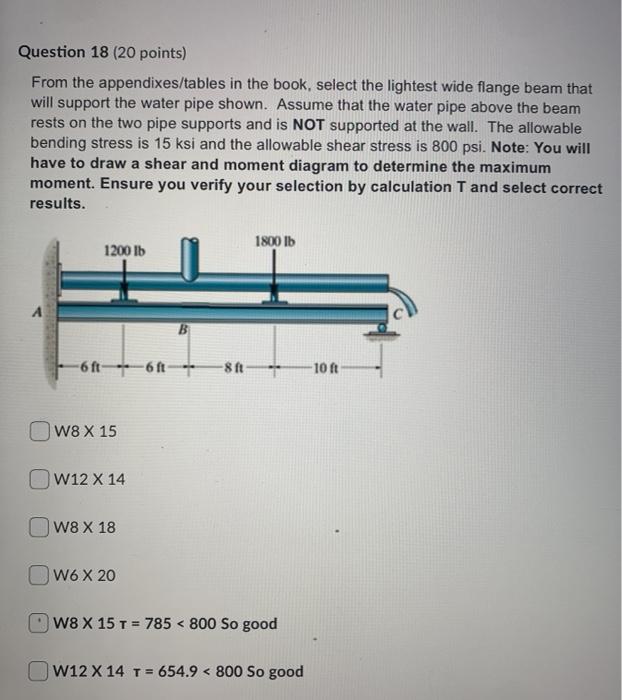 Solved Question 18 (20 points) From the appendixes/tables in | Chegg.com
