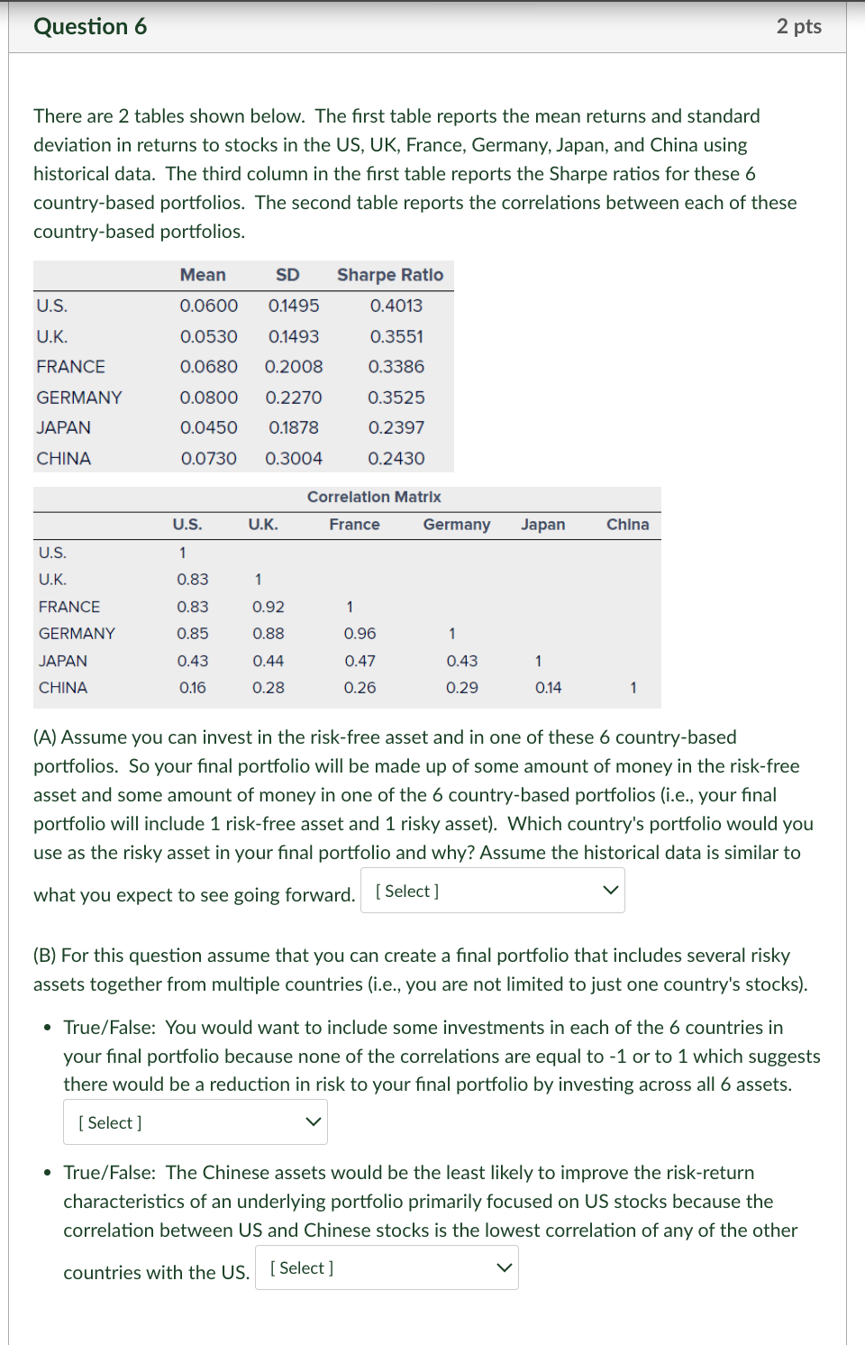 Solved There are 2 ﻿tables shown below. The first table | Chegg.com