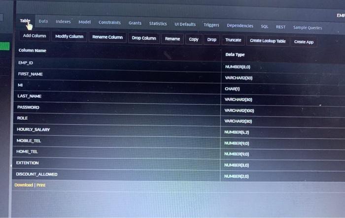 Solved Creat Function In Oracle Apex I Have A Database Table 8588