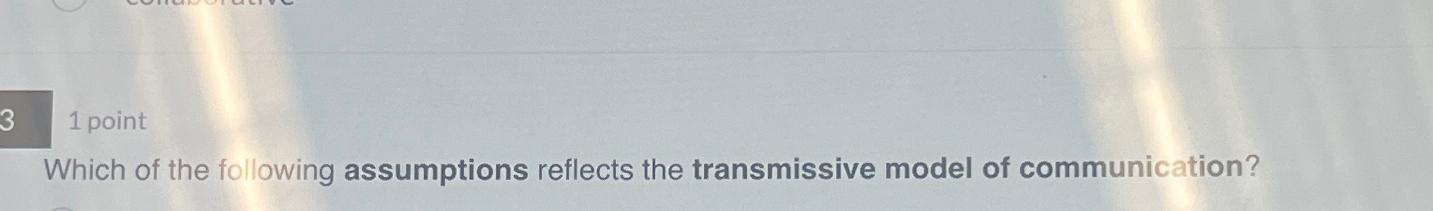 Solved 31 ﻿pointWhich of the following assumptions reflects | Chegg.com