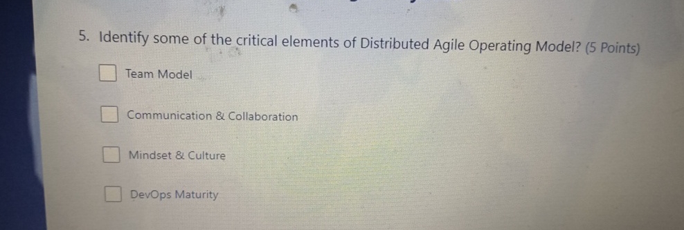 Solved Identify some of the critical elements of Distributed | Chegg.com