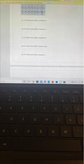 Solved (4) Using the Hack ALU control bits shown in the | Chegg.com
