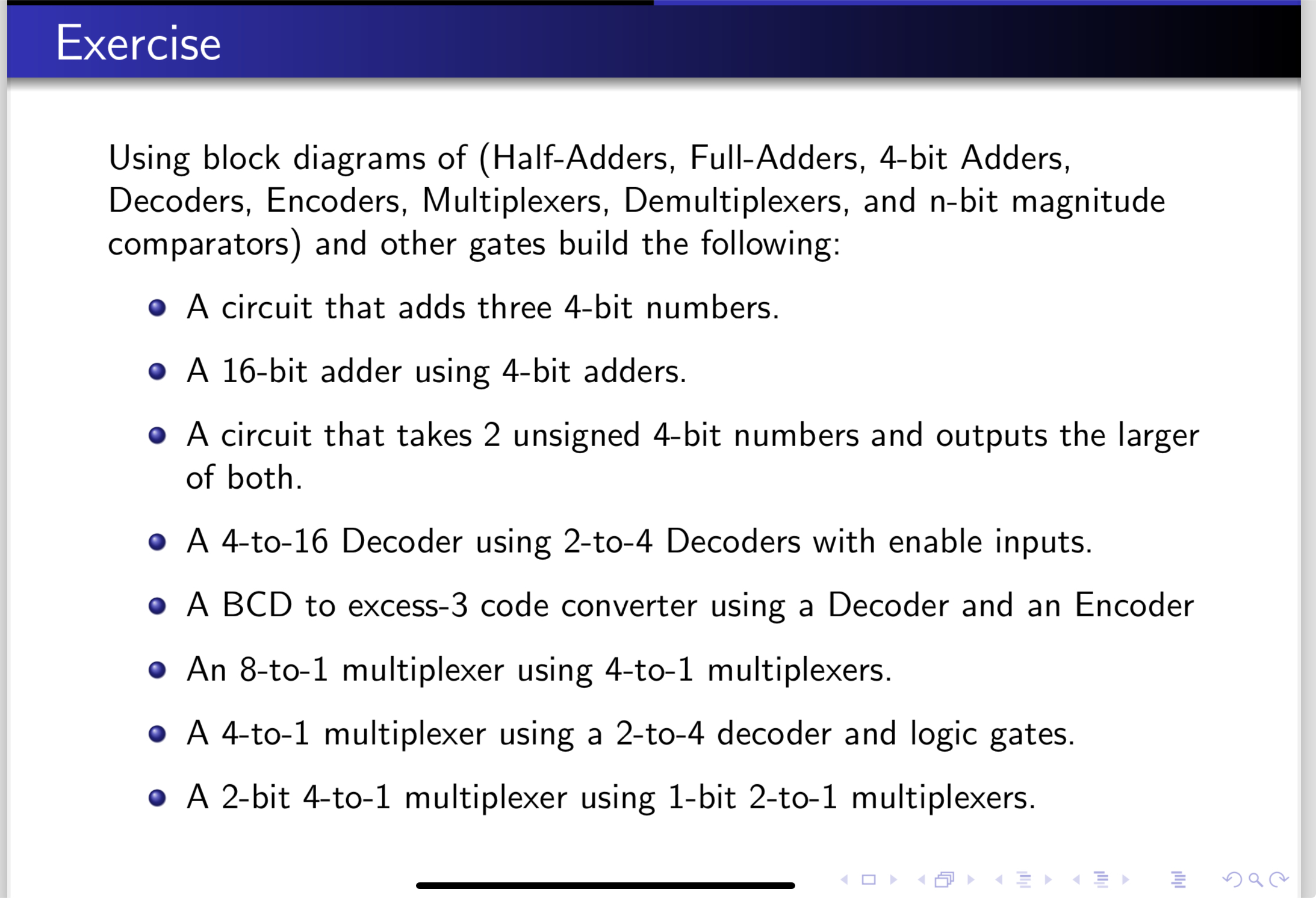 Solved Using block diagrams of (Half-Adders, Full-Adders, | Chegg.com