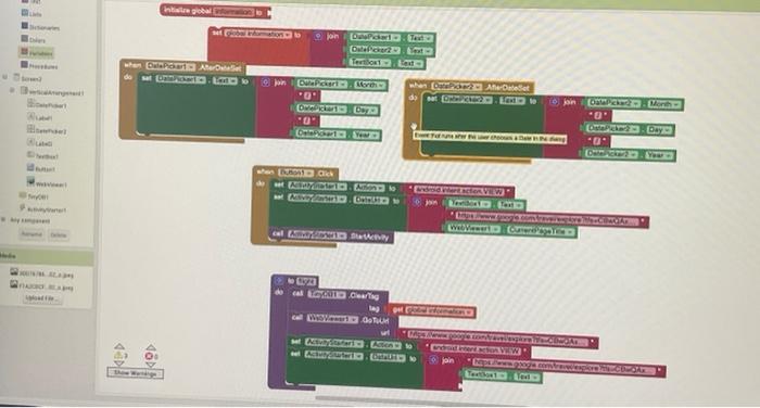 MIT APP INVENTORi am trying to build an app on app | Chegg.com