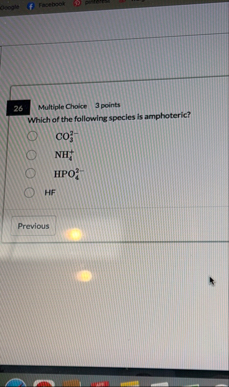 Solved Multiple Choice 3 ﻿pointsWhich of the following | Chegg.com