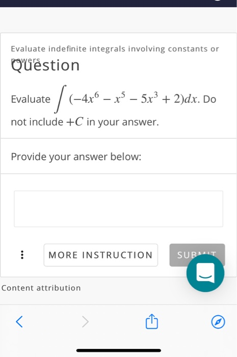 Solved Evaluate indefinite integrals involving constants or | Chegg.com Solved Evaluate indefinite integrals involving constants or | Chegg.com