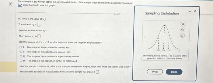 Solved Complete parts (a) through (d) for the sampling | Chegg.com