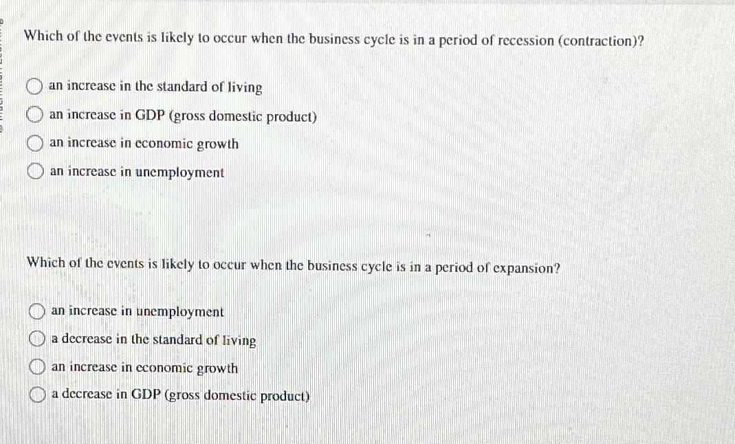Solved Which of the events is likely to occur when the | Chegg.com