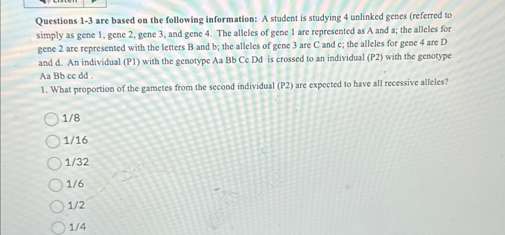 Solved Questions 1-3 ﻿are based on the following | Chegg.com
