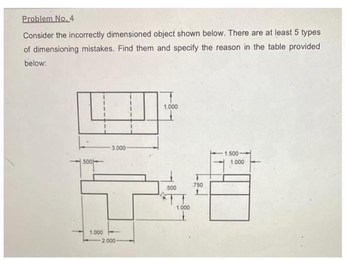Solved Consider the incorrectly dimensioned object shown | Chegg.com Solved Consider the incorrectly dimensioned object shown | Chegg.com