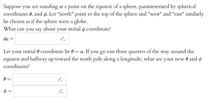 Solved Suppose you are standing at a point on the equator of | Chegg.com