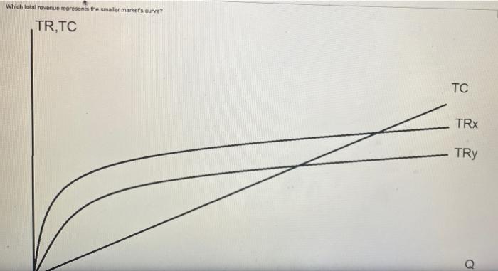 Solved Which total revenue represents the smaller market's | Chegg.com