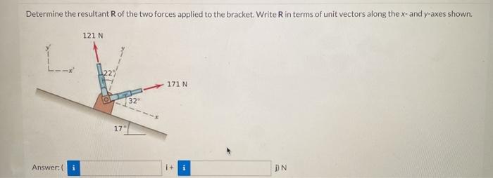 Solved If the equal tensions Tin the pulley cable are 310 N, | Chegg.com