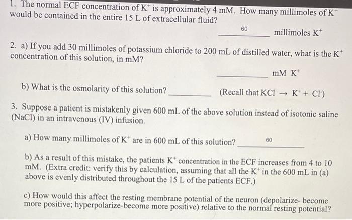 Solved Definitions and Formulas Concentration Equations: | Chegg.com
