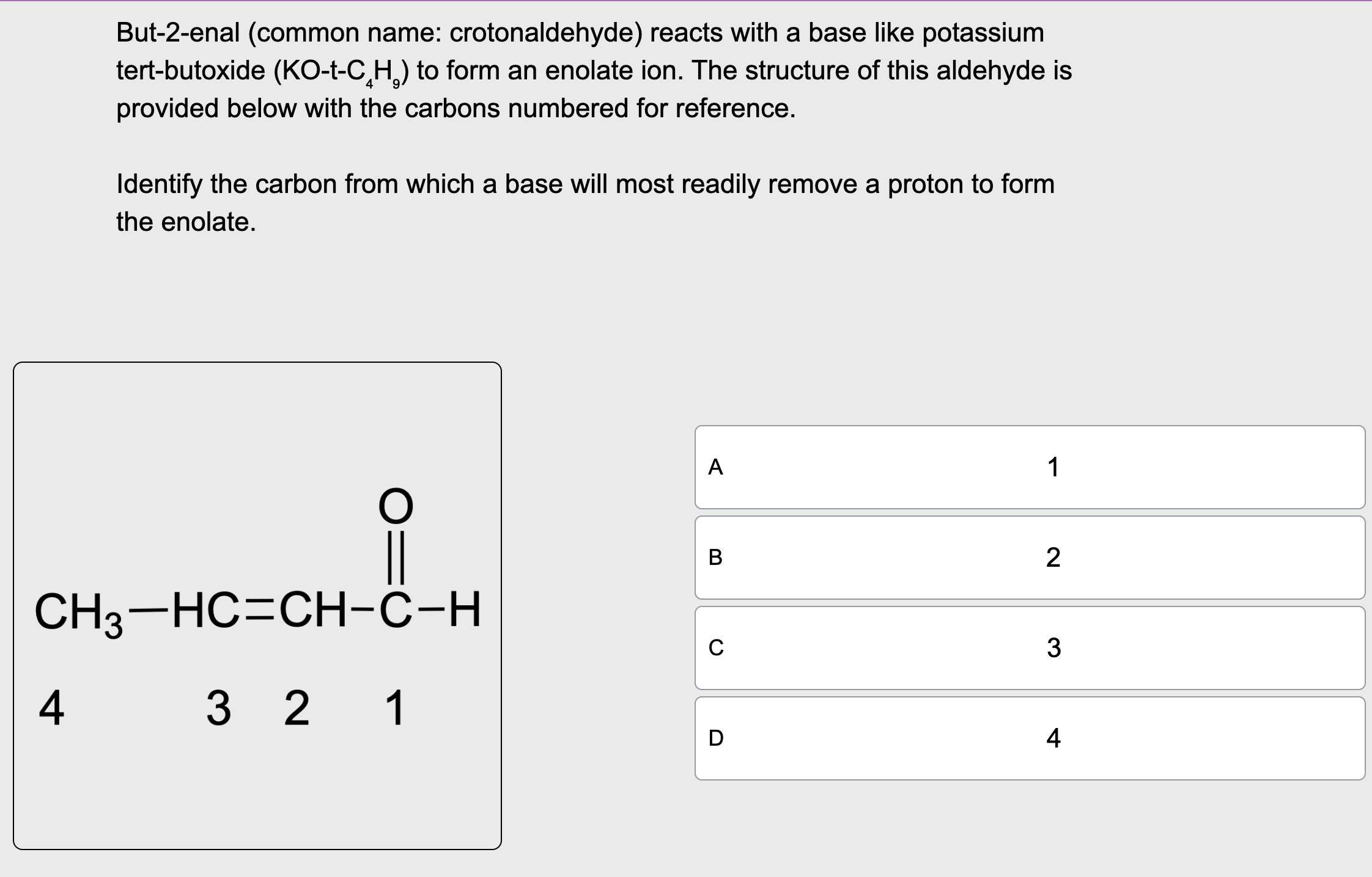 Solved But-2-enal (common name: crotonaldehyde) ﻿reacts with | Chegg.com