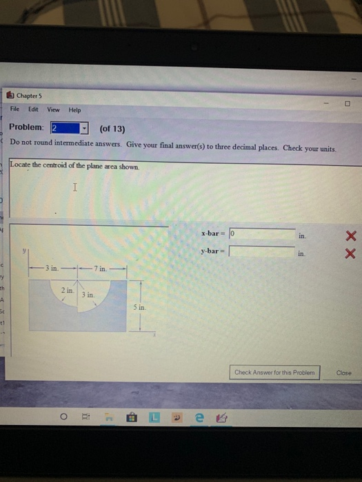 Solved Chapter 5 File Edit View Help Problem: 2 (of 13) (Do | Chegg.com