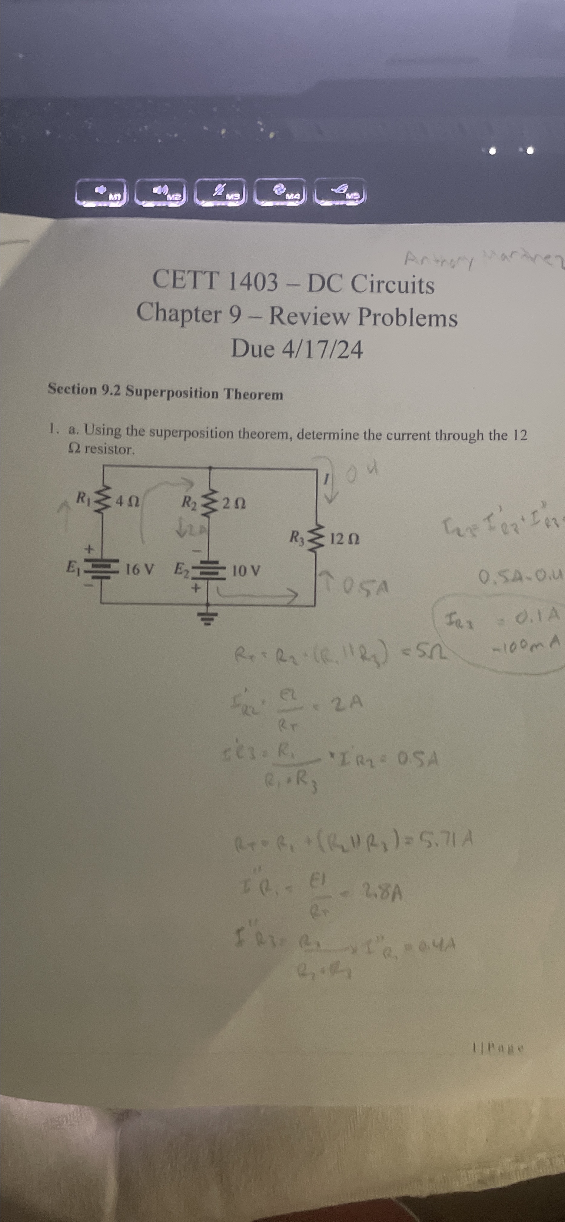Solved Section 9 2 superposition Theorema using The