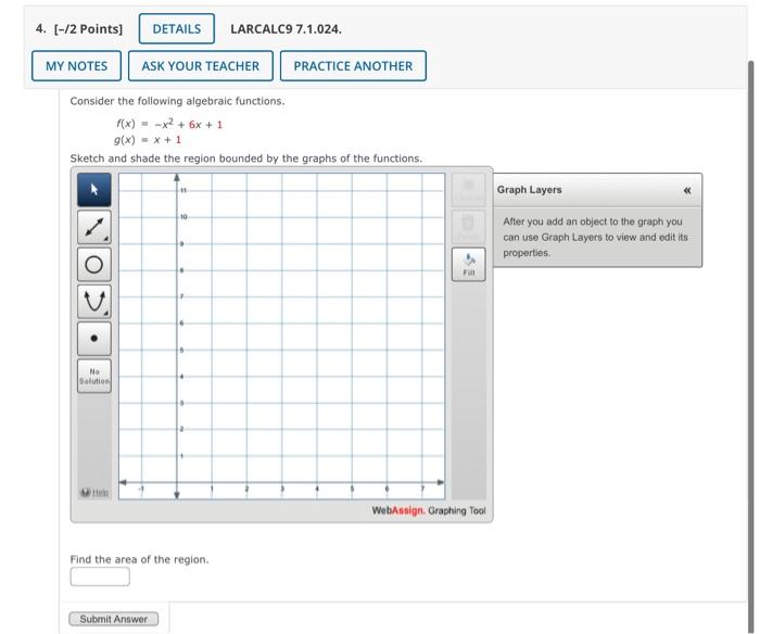 Solved Consider the following algebraic functions. | Chegg.com
