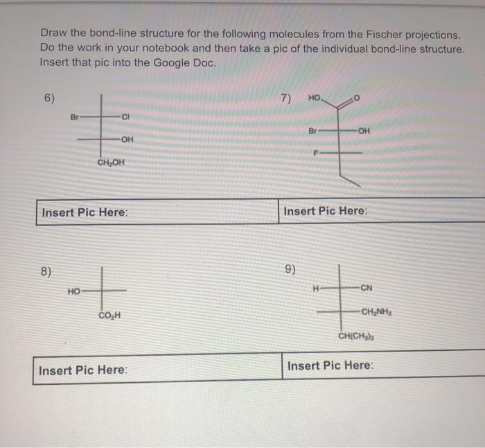 Solved Draw the Fischer projection for the following | Chegg.com