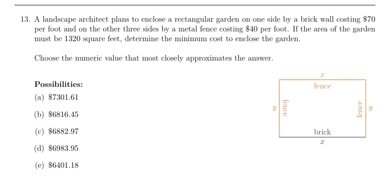 Solved A landscape architect plans to enclose a rectangular | Chegg.com