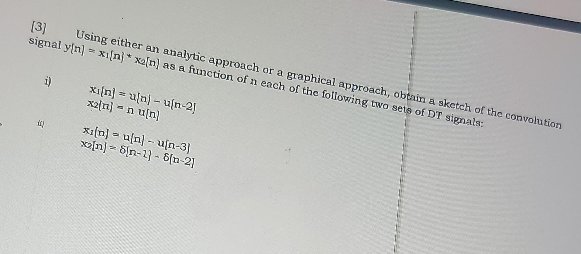 Solved [3] Using either an analytic approach or a graphical | Chegg.com