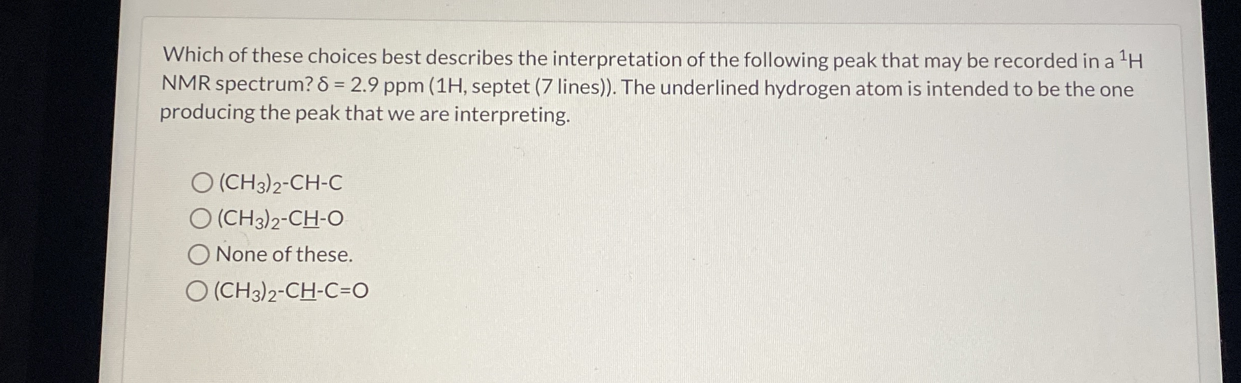 Solved Which of these choices best describes the | Chegg.com