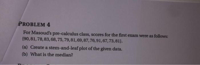 Solved PROBLEM 3 Consider the following two data sets: Value | Chegg.com