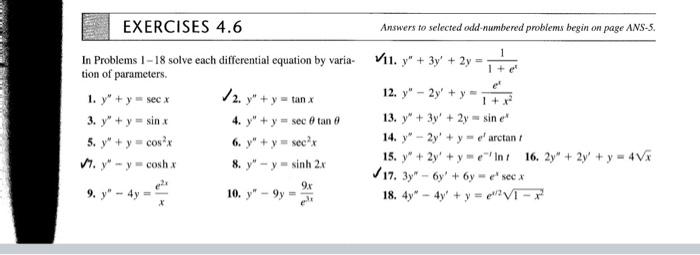 Solved EXERCISES 4.6 Answers to selected add-numbered | Chegg.com