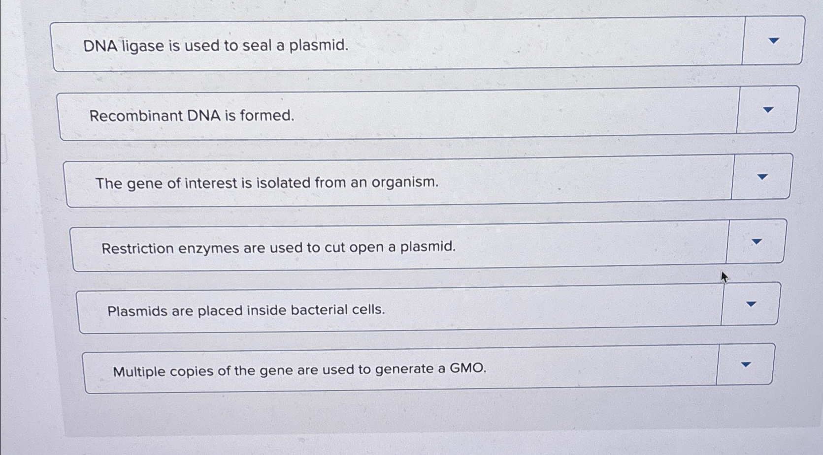 Solved DNA ligase is used to seal a plasmid.Recombinant DNA | Chegg.com