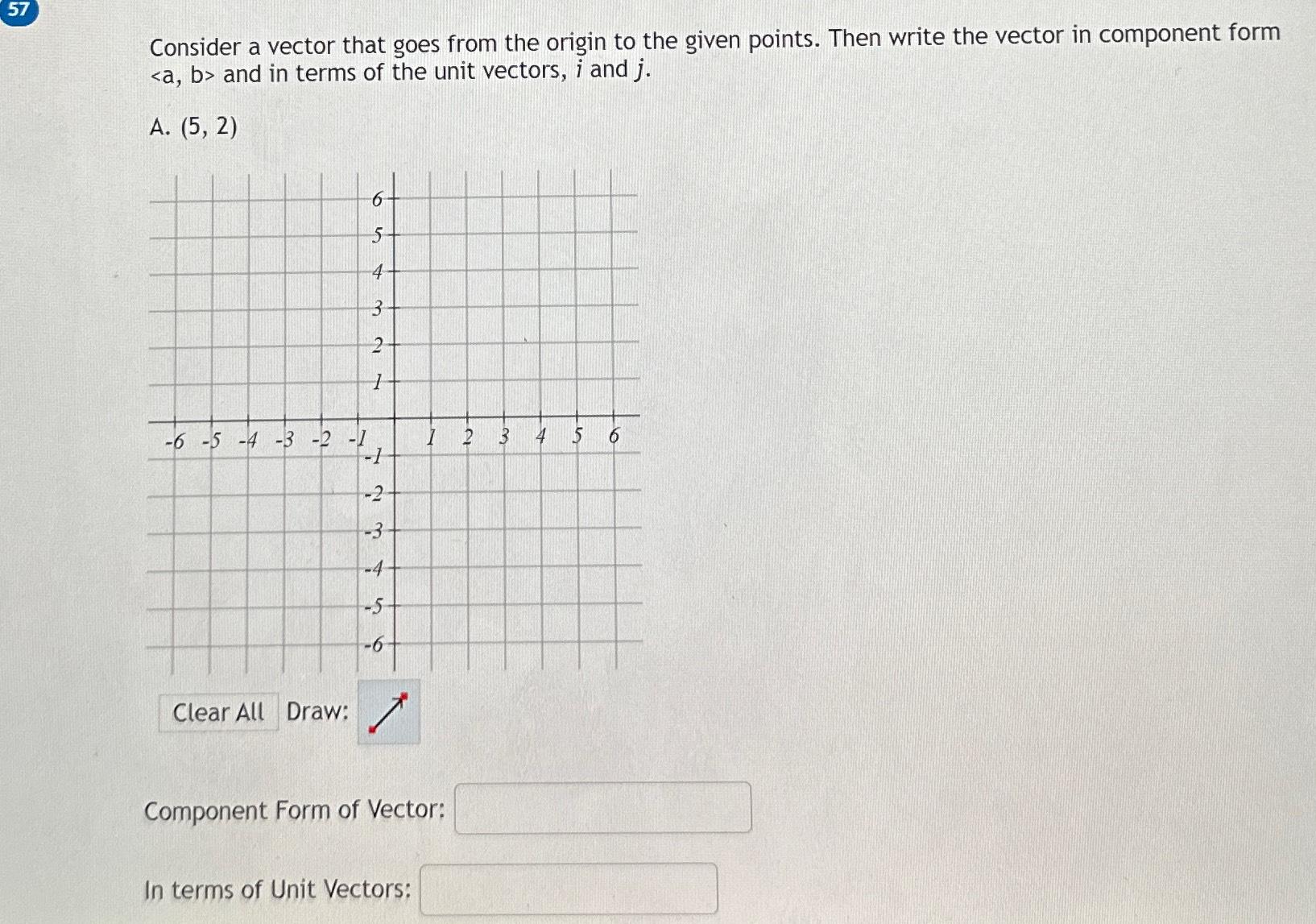 Solved Consider a vector that goes from the origin to the | Chegg.com