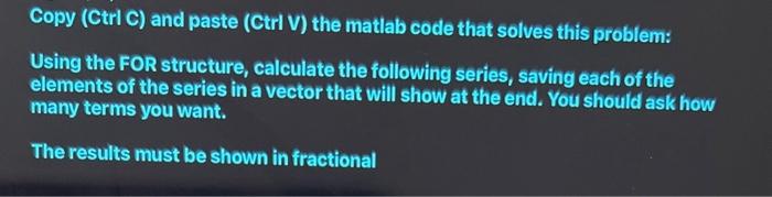 Solved Copy (Ctrl C) and paste (Ctri V) the matlab code that | Chegg.com