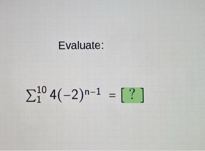 Solved Evaluate: