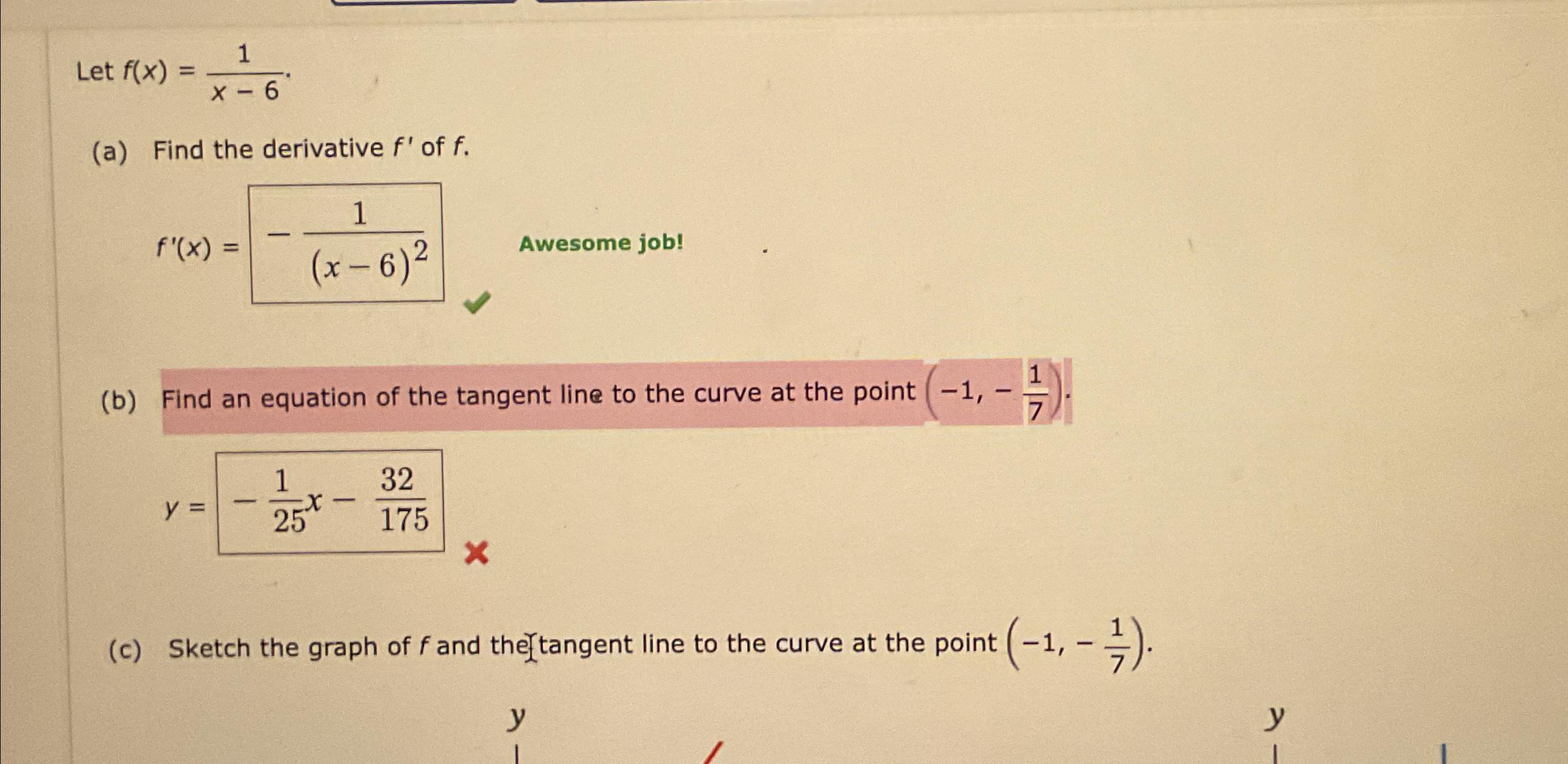 Solved Let F X 1 X 6 N A Find The Derivative F Of
