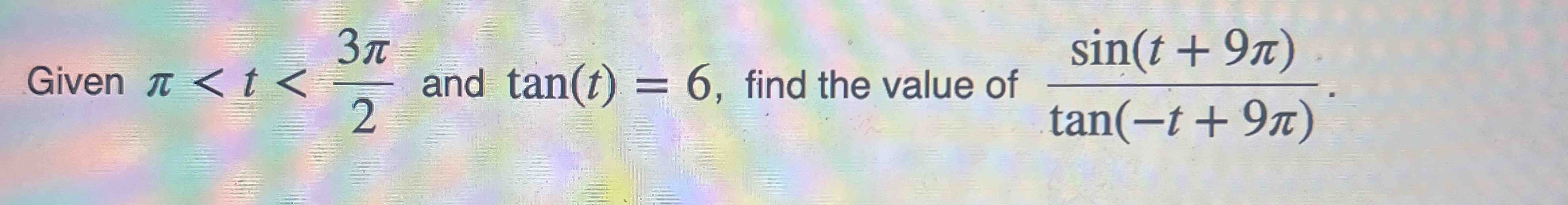 Solved Given sin(t)=35sin(t+34π)+cos(t+34π)π2 ﻿and | Chegg.com