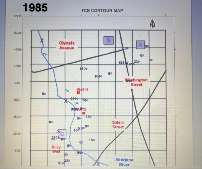 draw countor lines on each map using countours of | Chegg.com