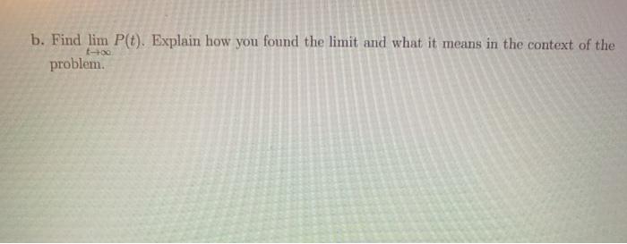 Solved 1. A population of tribbles is modeled by the | Chegg.com