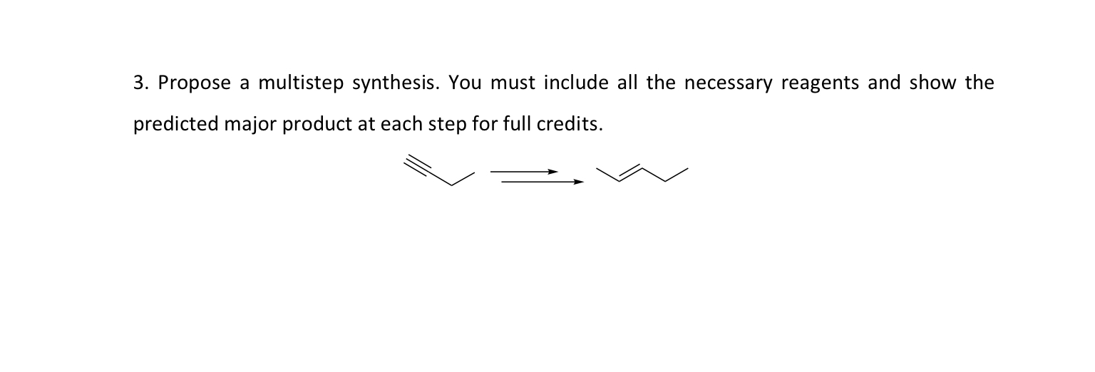 Solved by an EXPERT Propose a multistep synthesis. You must include all | Chegg.com